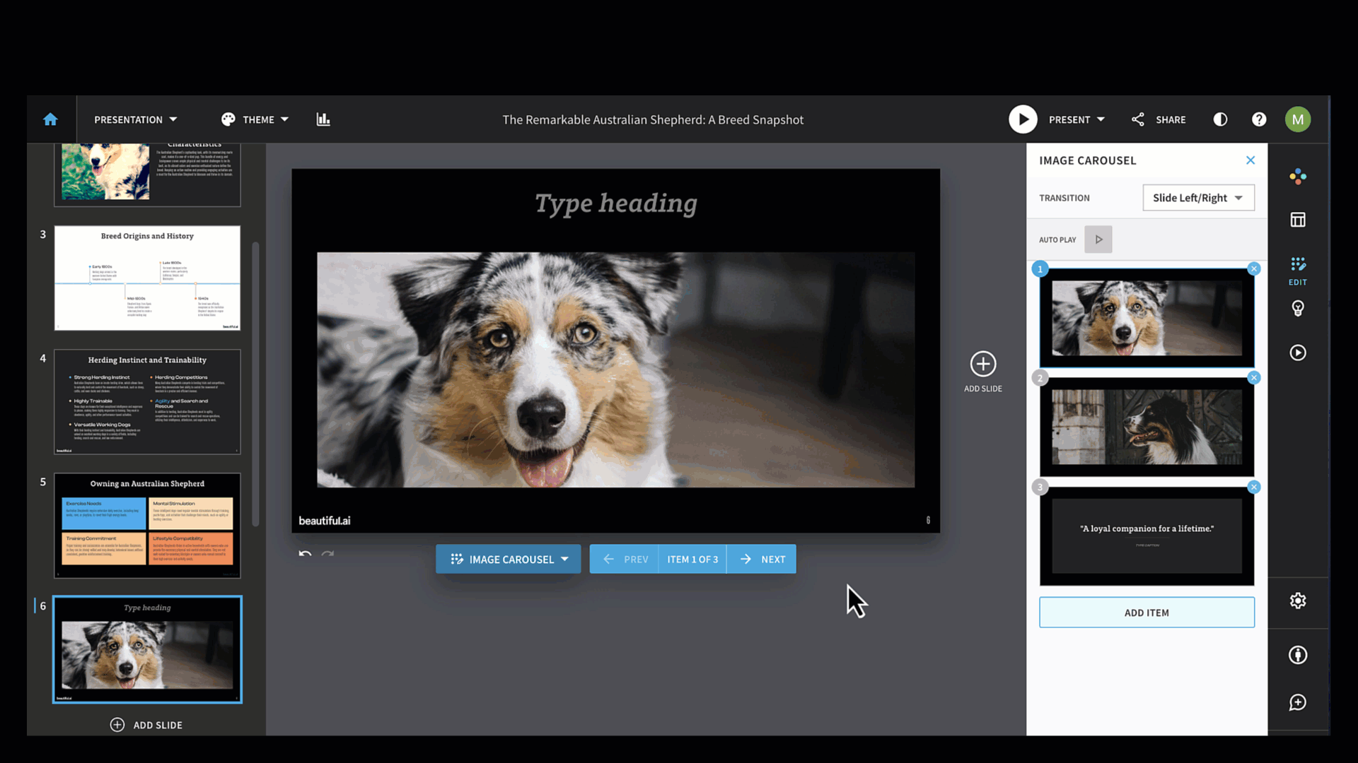 How do I delete extra pages in my Image Carousel? – Beautiful.ai