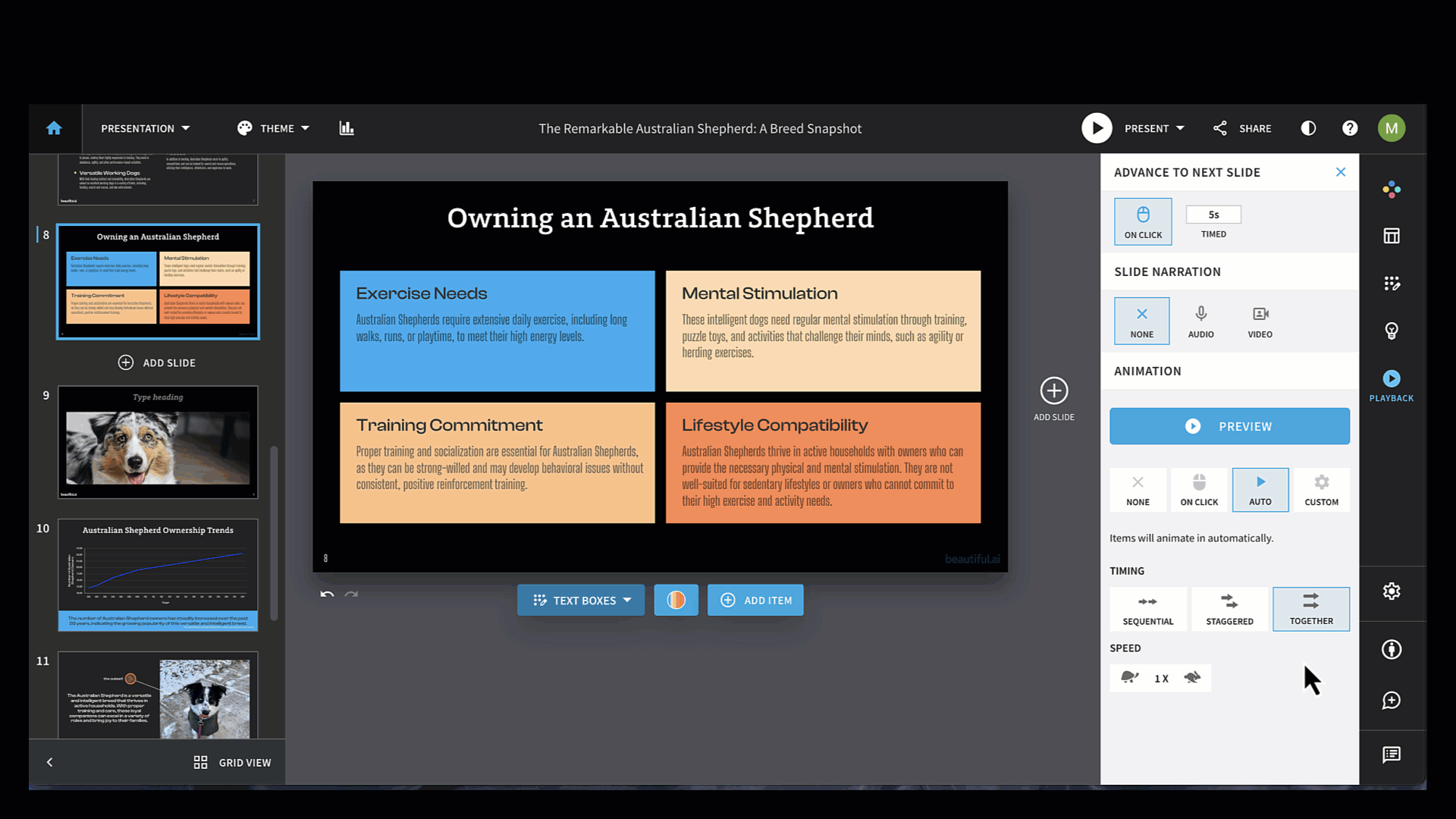 Understanding Slide Animations – Beautiful.ai
