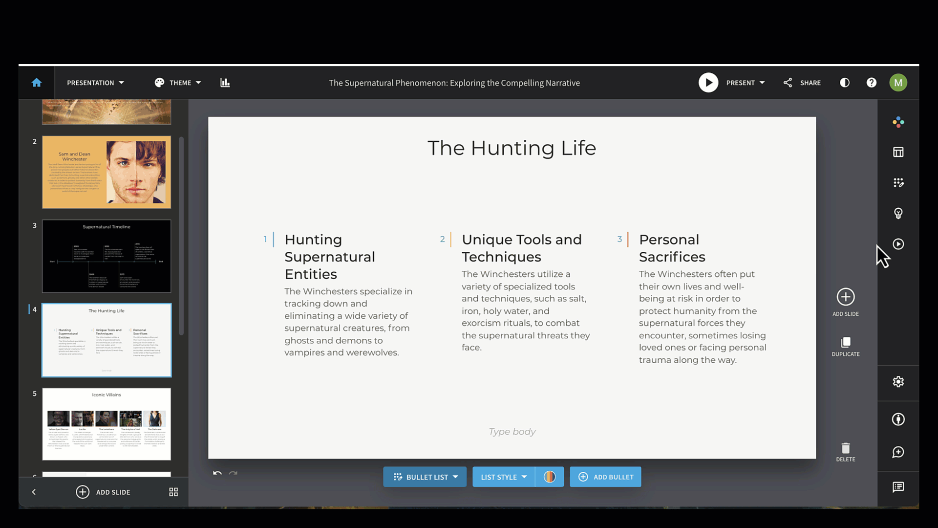 Understanding the Properties Panel – Beautiful.ai